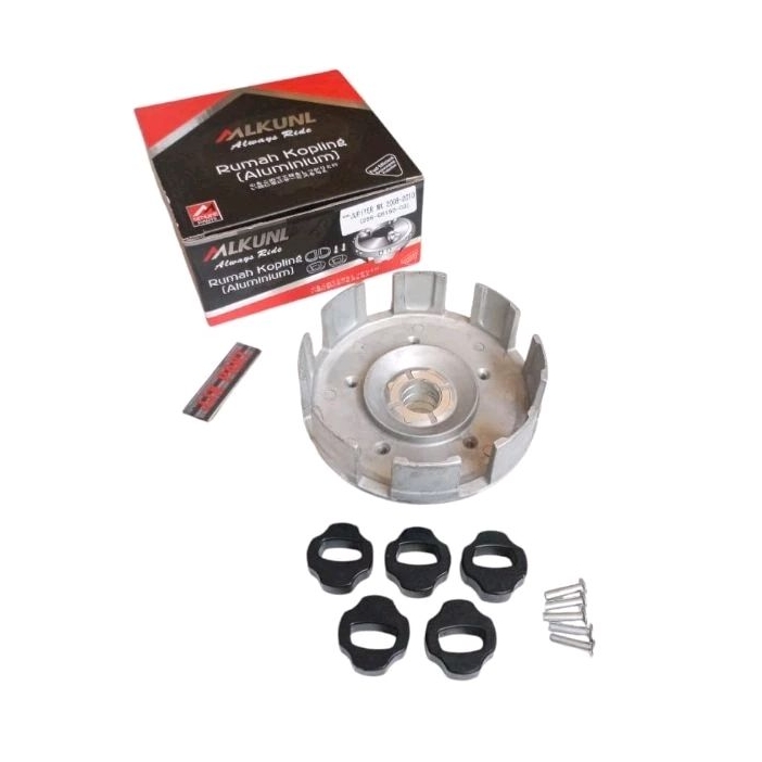 ALUMINUM CLUTCH HOUSE SET PLUS RUBBER CLUTCH JUPITER MX OLD 2008 2009 ...