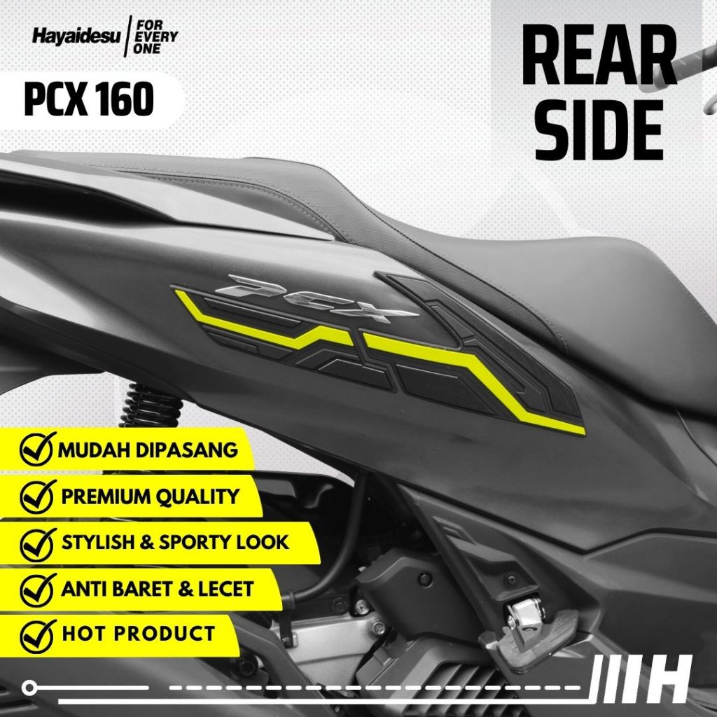 Pcx 160 Body Protector Rear Side Cover Hayaidesu | Shopee Philippines