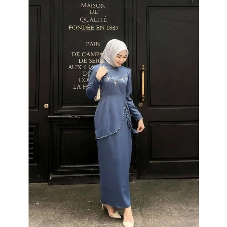 (ADA Jumbo) Felicia Kurung Melayu Dress Suits For Women Contemporary ...