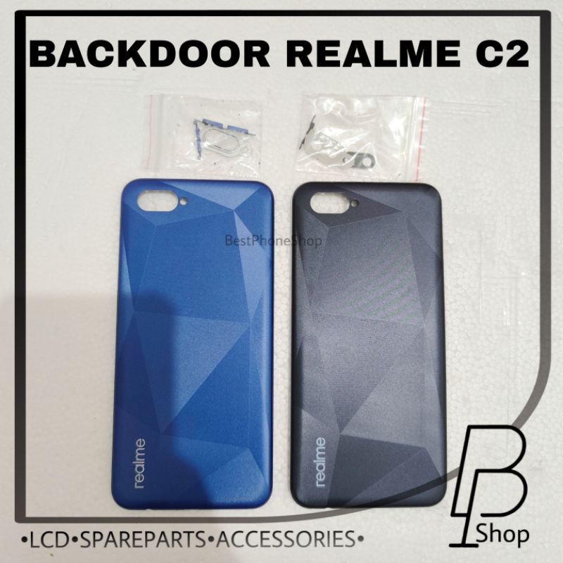 BACKDOOR REALME C2 (BLACK /BLUE) | Shopee Philippines