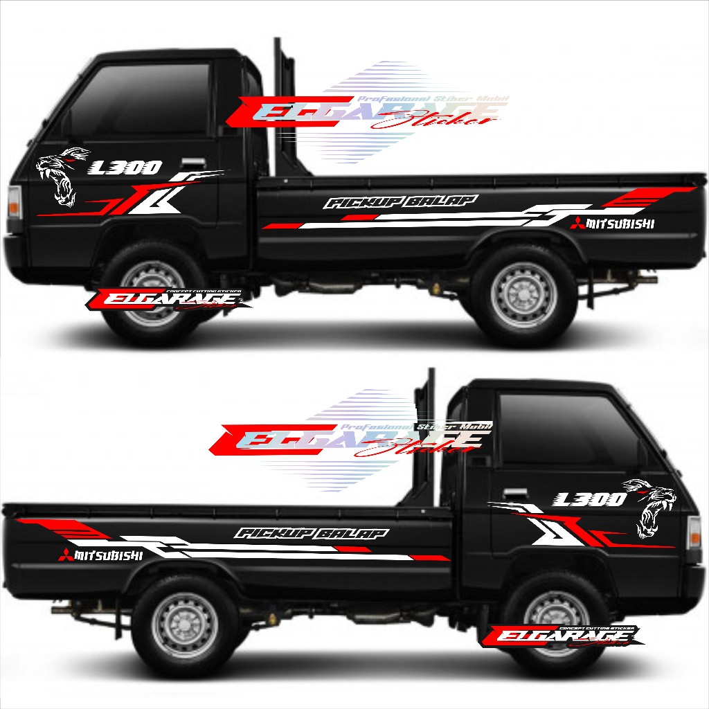 Pickup Car Sticker L300 pickup Car Side body Sticker L300 t120ss carry ...
