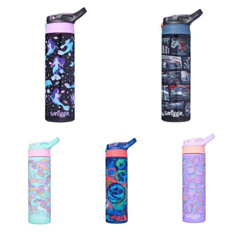 (Original) Smiggle Limitless Insulated Stainless Steel Flip Drink ...