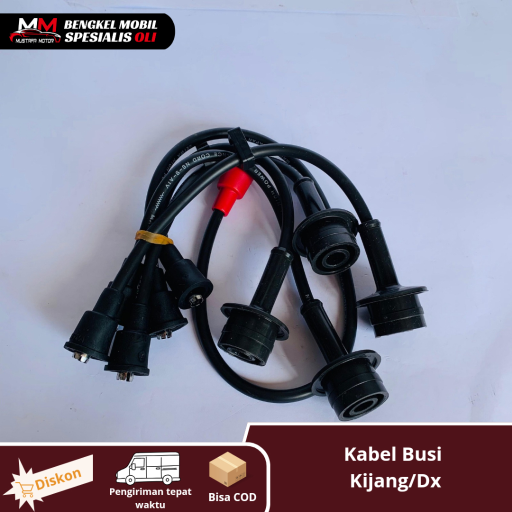 Cord PLUG CABLE - TOYOTA KIJANG SUPER 4K Spark PLUG CABLE|5k|7k|To 20|Dx ORIGINAL SEIWA JAPAN ...