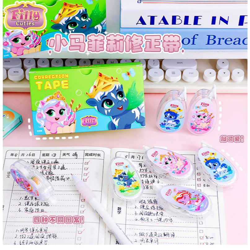 Tip Ex Little Pony Correction Tape Tip X Roll Beautiful Type X To Erase ...