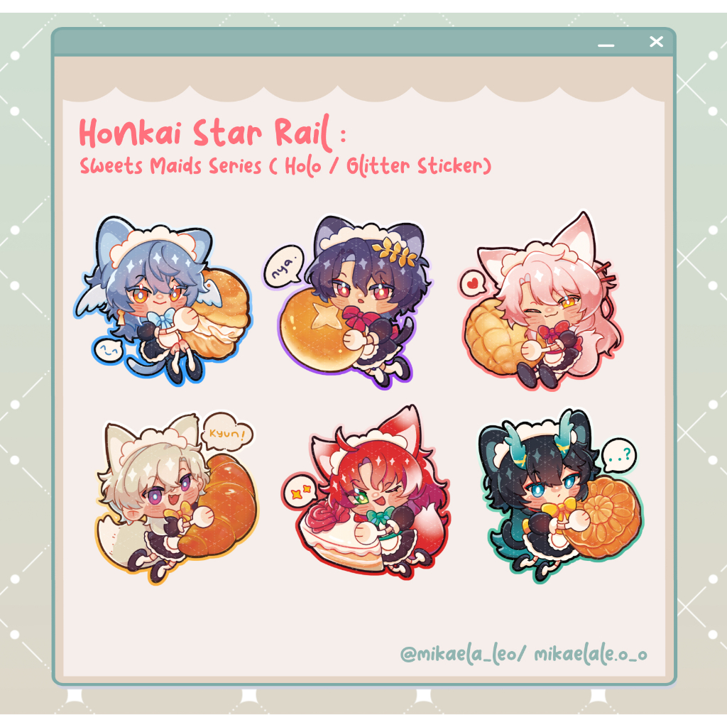 (READ Description!) Honkai Star Rail: Sweets Maids Series (Holo ...