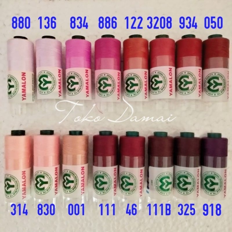 YAMALON THREAD 500 yards [ Catalog 1 ] - [1 Pcs] | Shopee Philippines