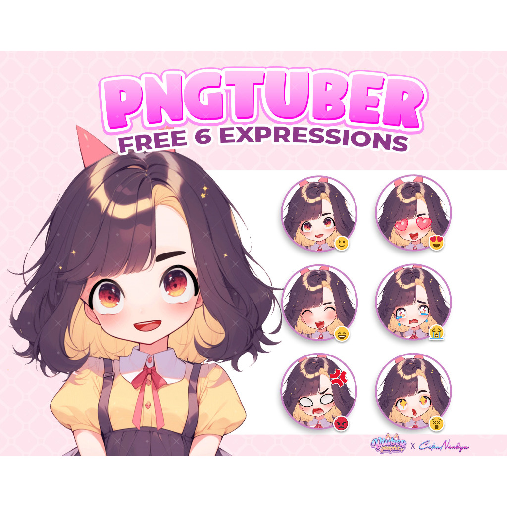 Add Uniqueness to Your Streams with Adorable PNG Tuber, PNG Tuber for ...