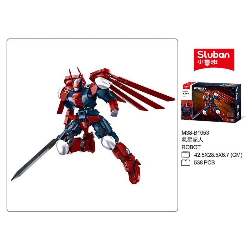 Toy Brick Sluban Robot Mecha Krypton Superman B1053 534pcs | Shopee ...