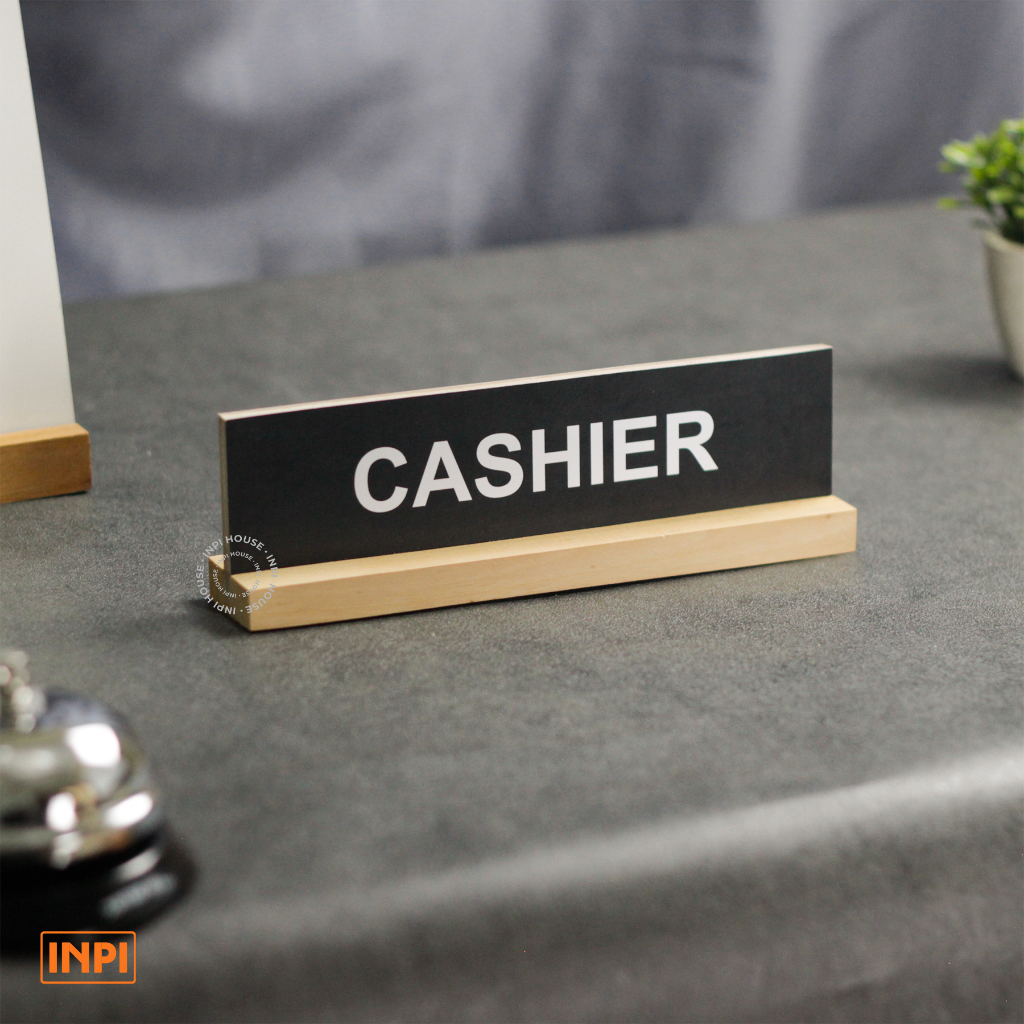 INPI - MDF Cashier Closed Coaster Sign | Shopee Philippines
