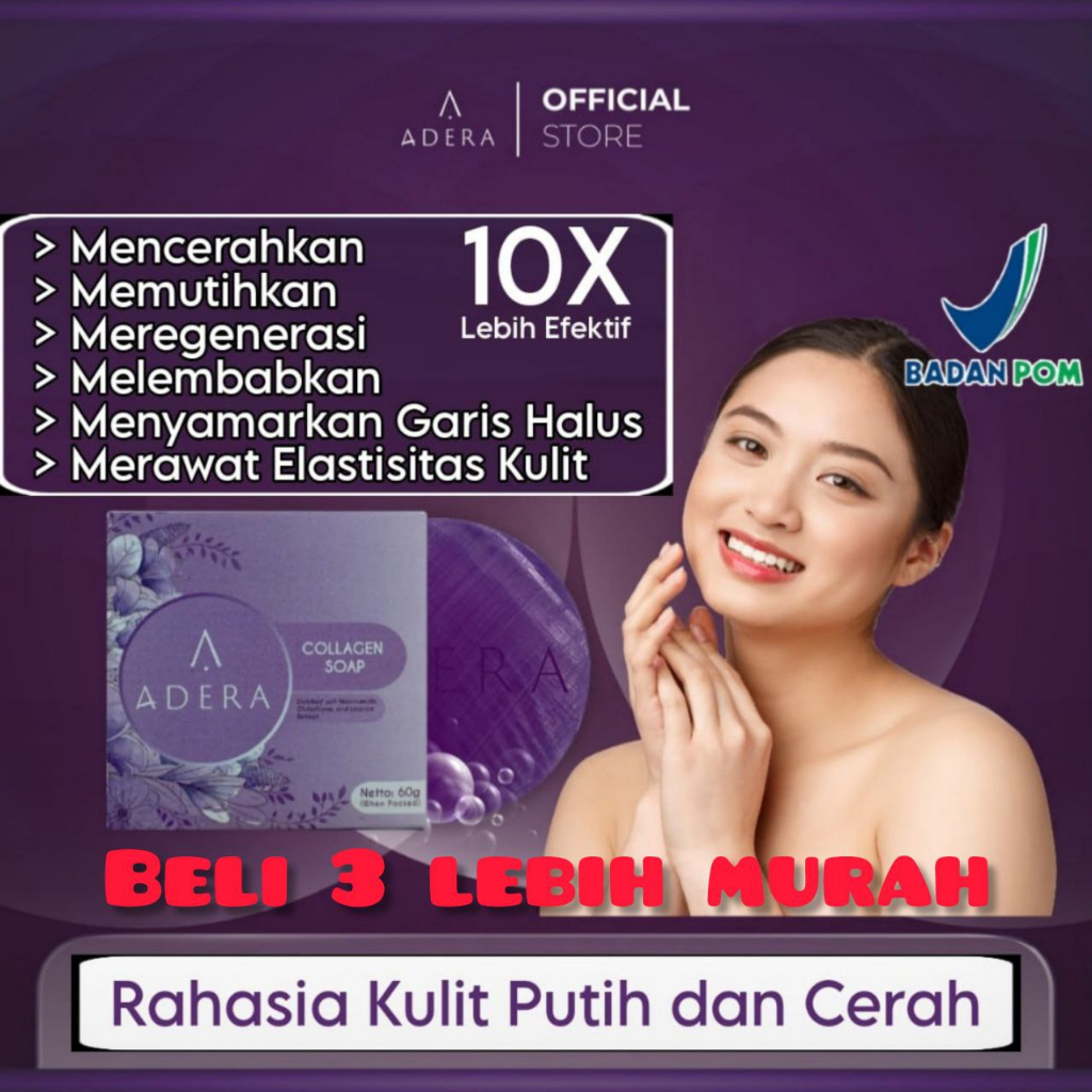 Collagen Soap Helps Heal Wounds And Brighten The Skin Already BPOM 100% ...