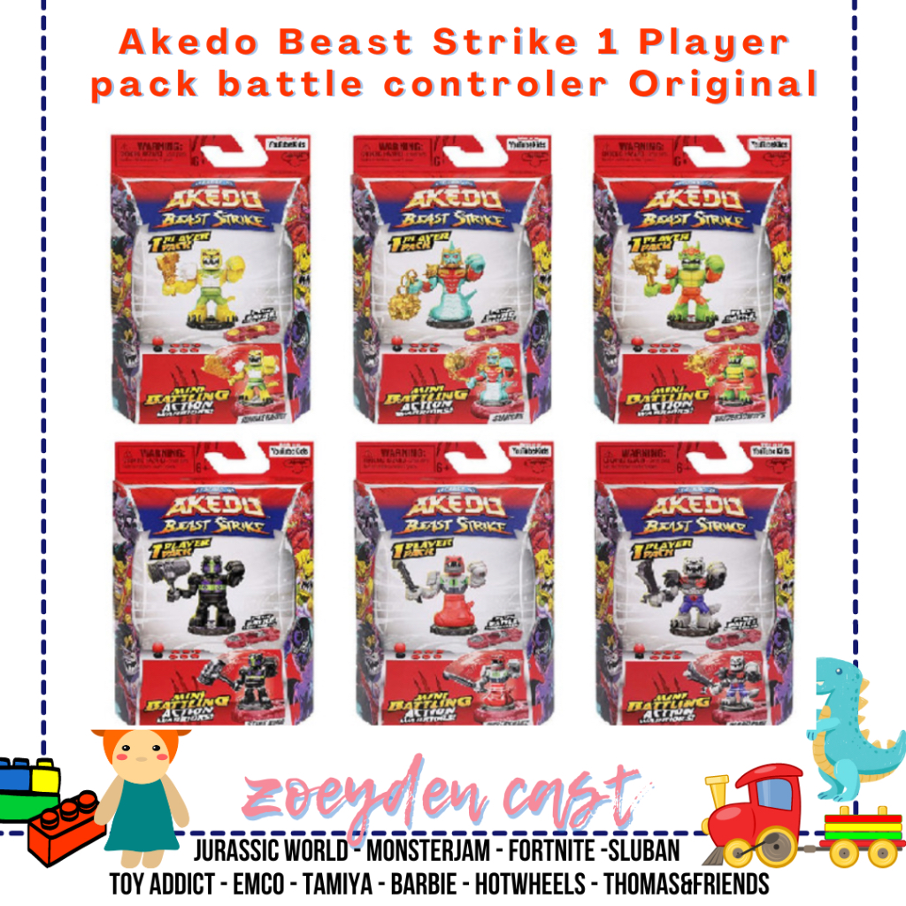 Akedo Beast Strike 1 Player pack Get battle controler Original Moose ...
