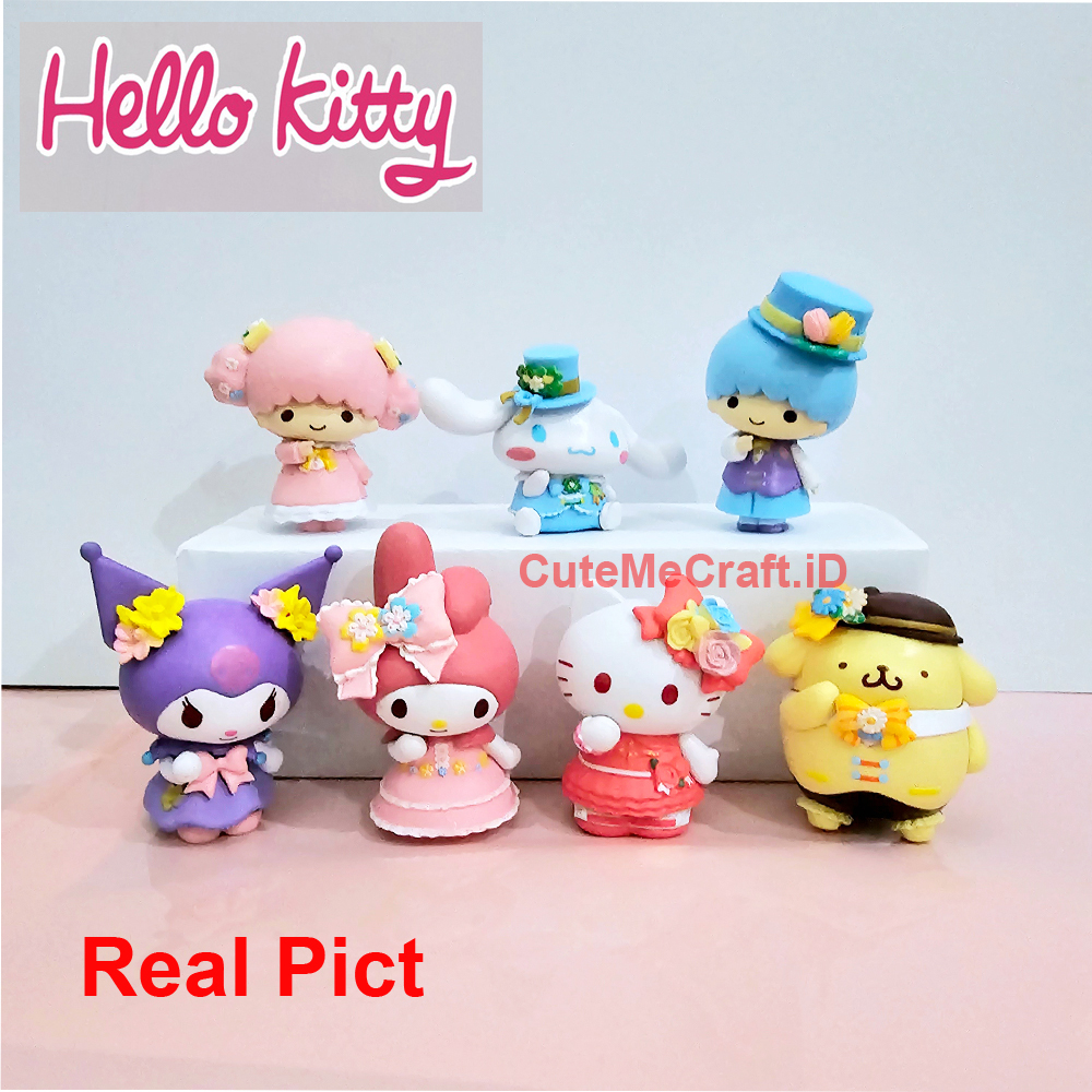 Hello Kitty and Friends Sanrio Topper Cake Figure Display Collection ...
