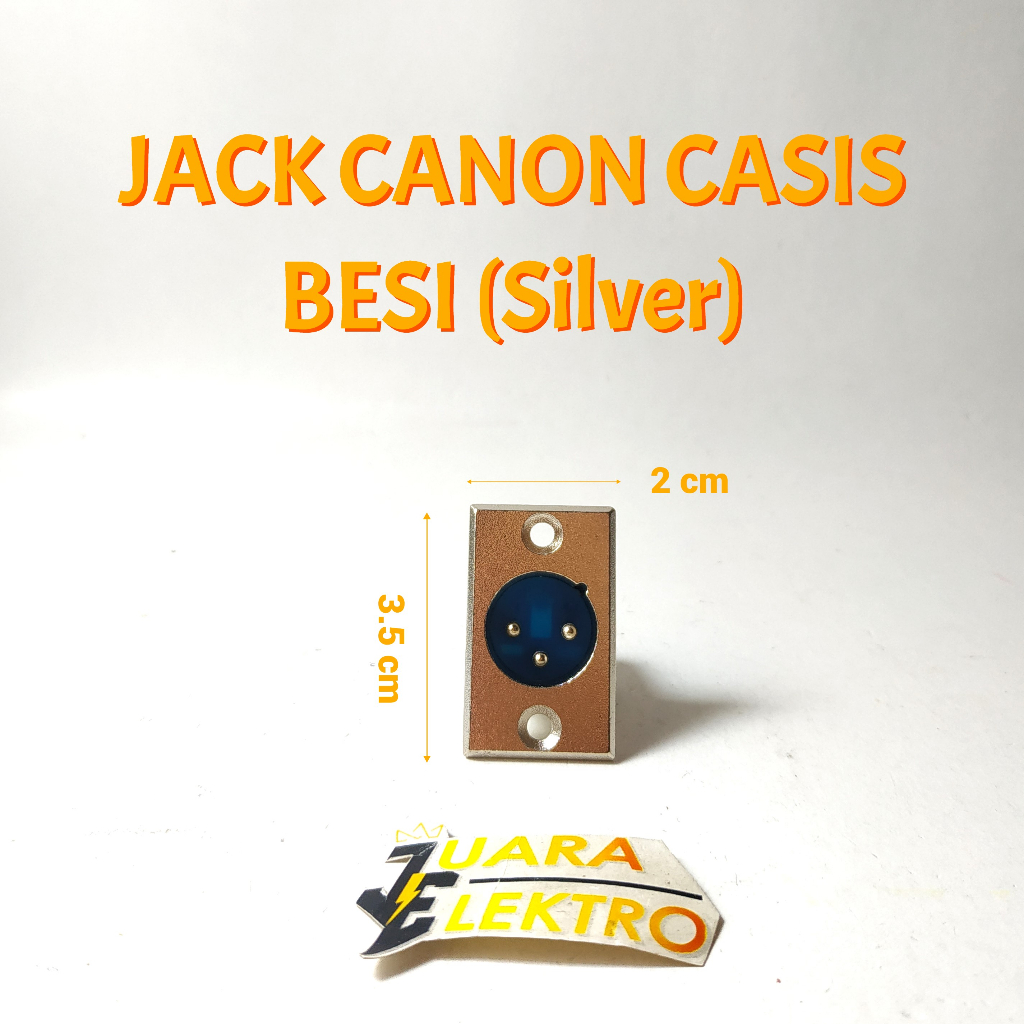 Iron Canon Chassis Jack (Silver) + XLR 1225 Pack | Jack Canon Chassis ...