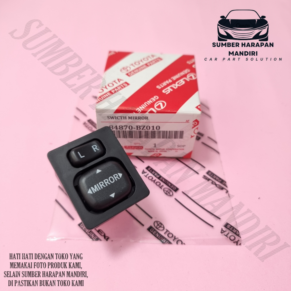 Mirror Switch Innova Fortuner 2004 2005 2006 2007 2008 2009 2010 2011 ...