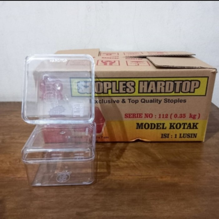 Hardtop PLASTIC JAR 112 350gr DESSERT DRY CAKE JAR BOX BOX 12 pcs ...