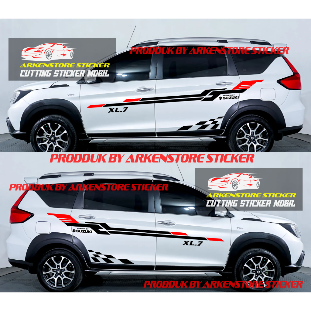 Xl7 car sticker cutting sticker for suzuki ertiga xl 7 custom text car ...