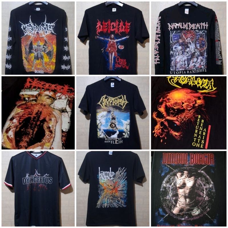 Disgorge band T-Shirt/HYPHOCRISY/SANCTUARY/LAMB OF GOD/DEICIDE/NAPALM ...