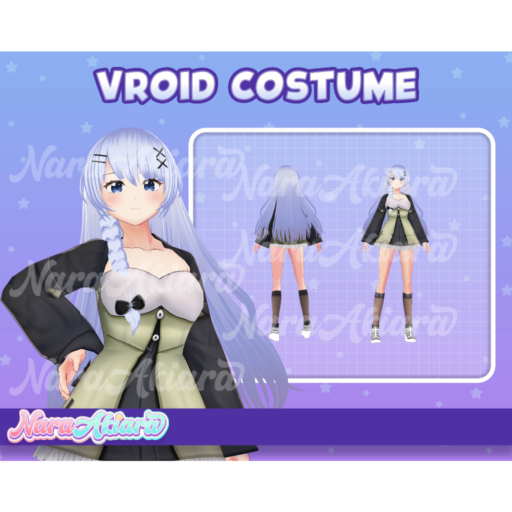 Exclusive Collection Of 3d Vroid Costumes Look Different During