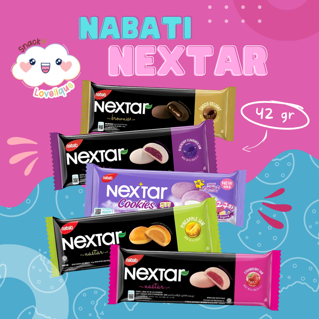 Vegetable Nextar Brownies 40g 1 BOX Contains 10pcs All Variant - (Choco ...