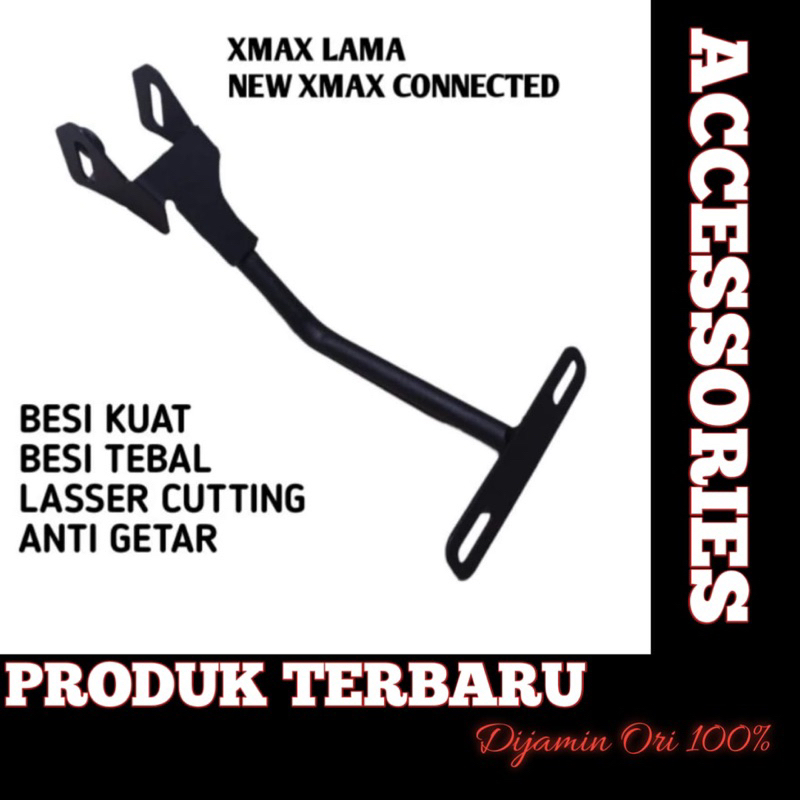 New XMAX Connected XMAX Number Plate Holder Bracket, Old Full Iron Pipe ...