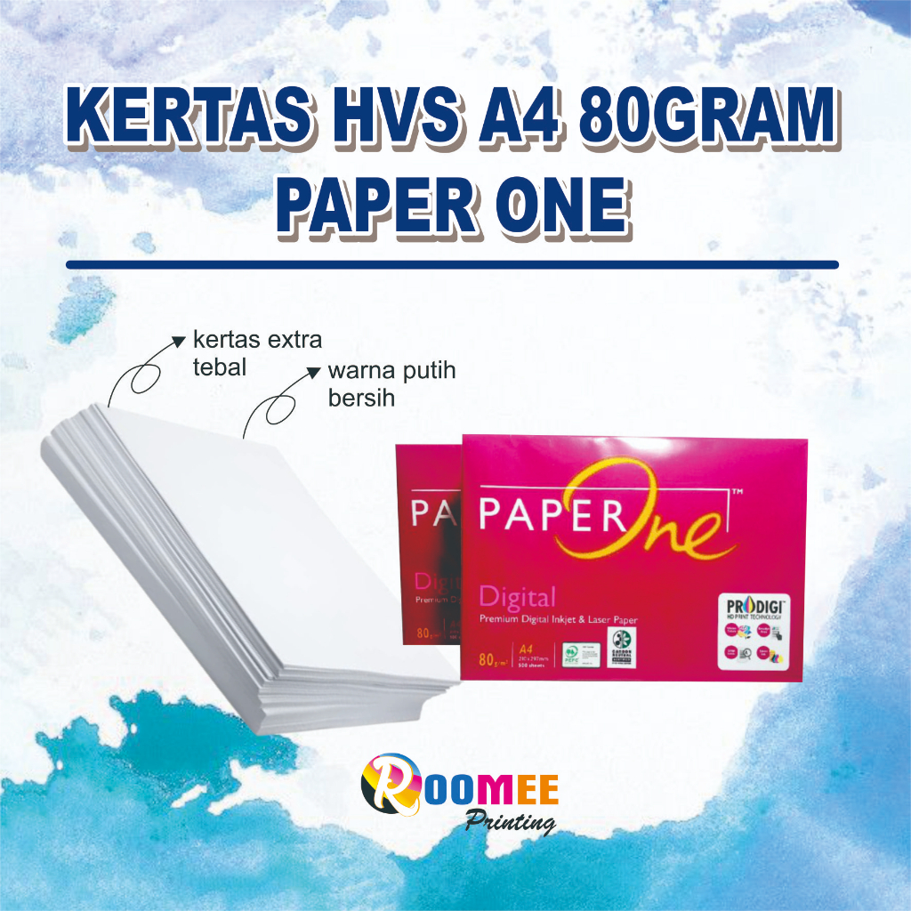 Hvs A4 PAPER 80 GRAM PAPER ONE 1 RIM (500 SHEETS) | Shopee Philippines