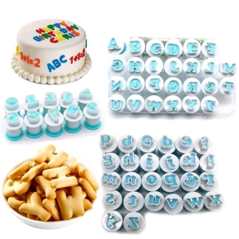 Fondant alphabet molds, number and letter molds for cakes,fondant mold ...