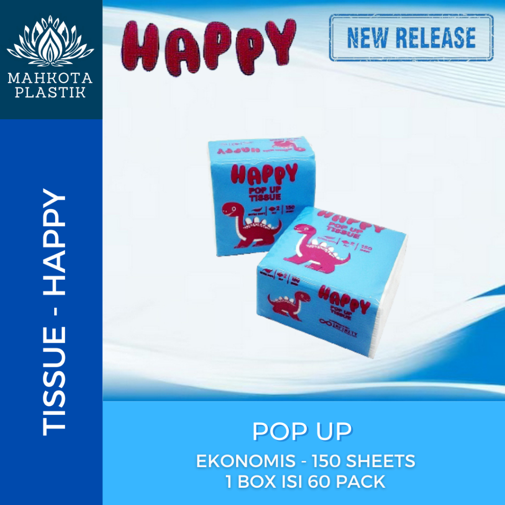 ECONOMIC HAPPY POP UP TISSUE 150 SHEETS (PER PACK) | Shopee Philippines