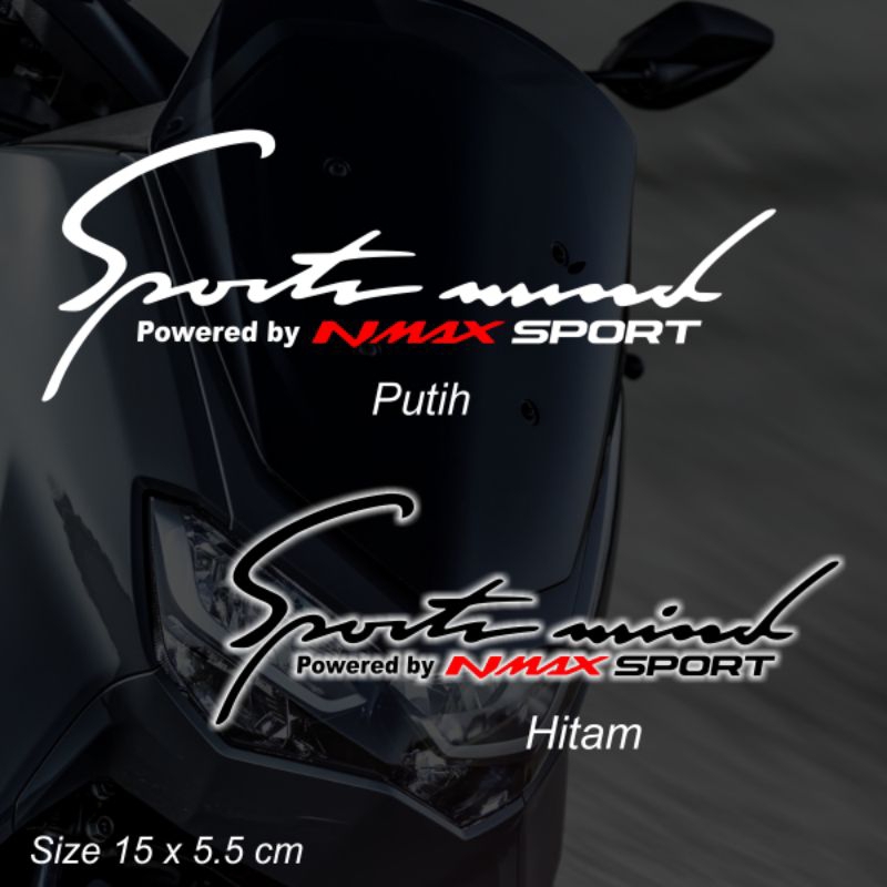 MIND NMAX SPORT CUTTING STICKER YAMAHA NMAX MOTORCYCLE STICKER | Shopee ...