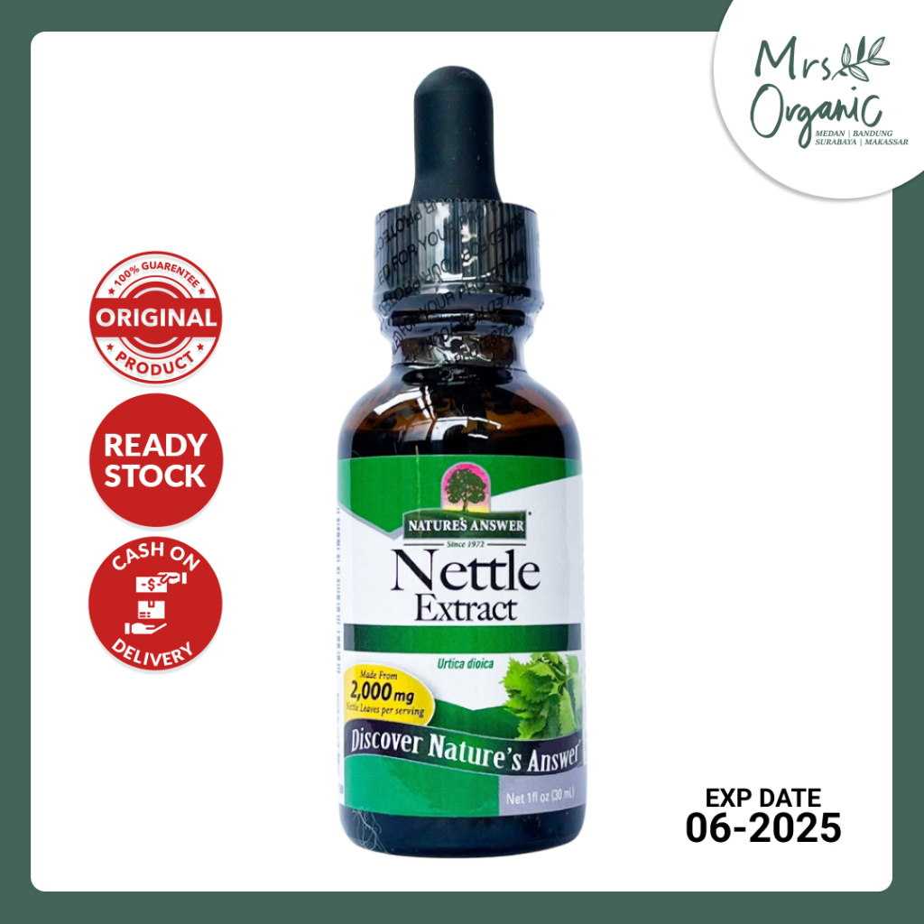 Vitamin Natures Answer Nettles 30ml - Men's Prostate Reproductive Herbs ...