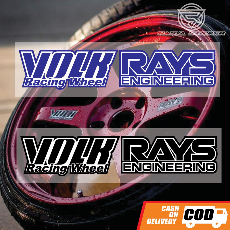 VOLK RAYS TE37 Cutting Sticker Car Rims | Shopee Philippines