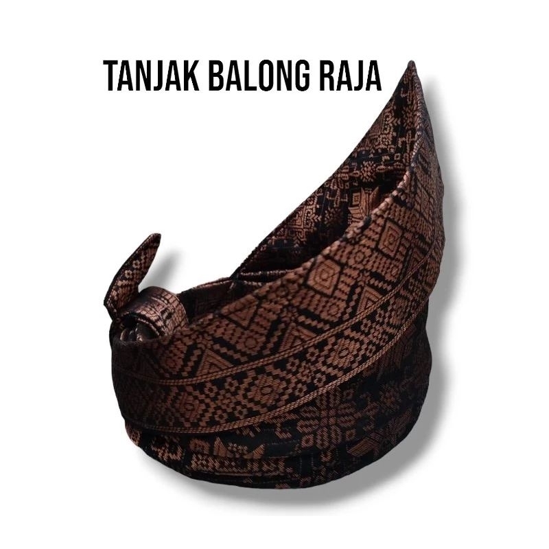 HITAM Tanjak MELAYU BALONG RAYA BALONG IKAT Knot Color Black Copper ...