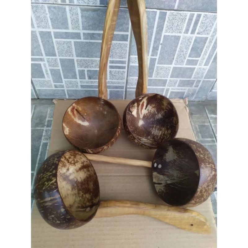Siwur, shell dipper, unique dipper, traditional dipper, dipper | Shopee ...