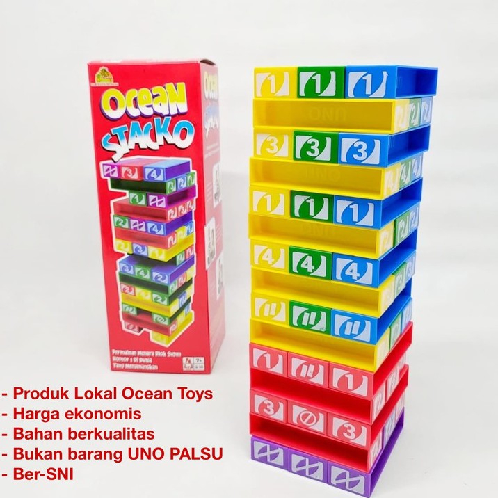 Ocean BLOCK STACKO/OCEAN STACKO (STACKO BLOCK Toy) SNI | Shopee Philippines