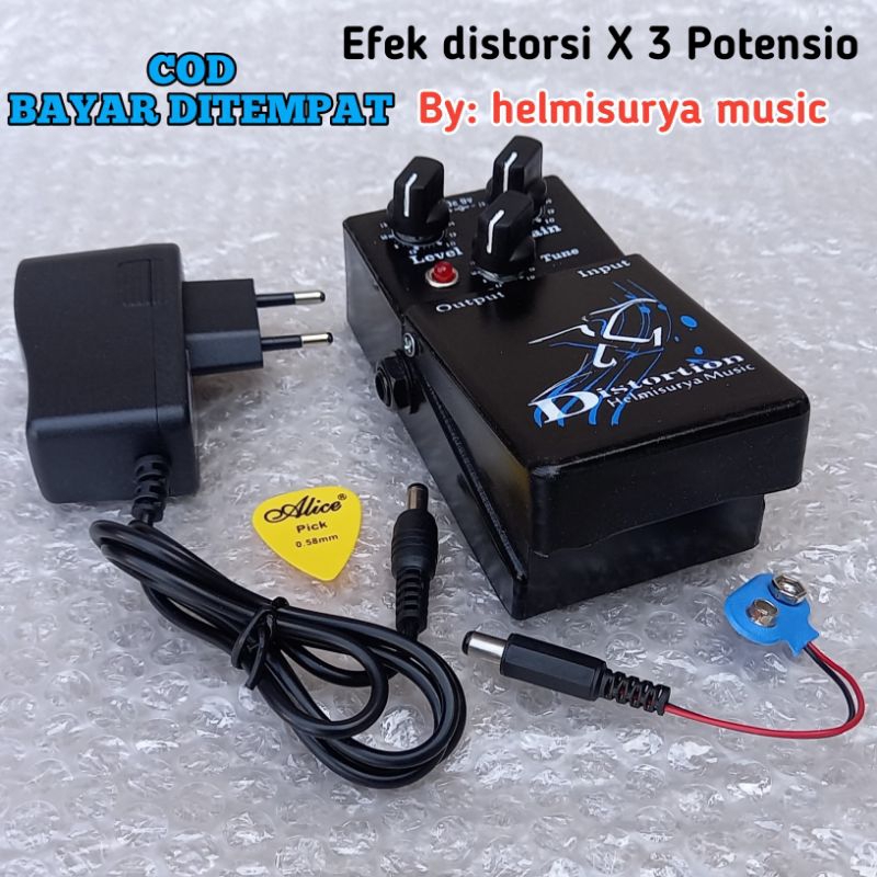 Guitar effects - New X distortion guitar effects plus Adapter | Shopee ...