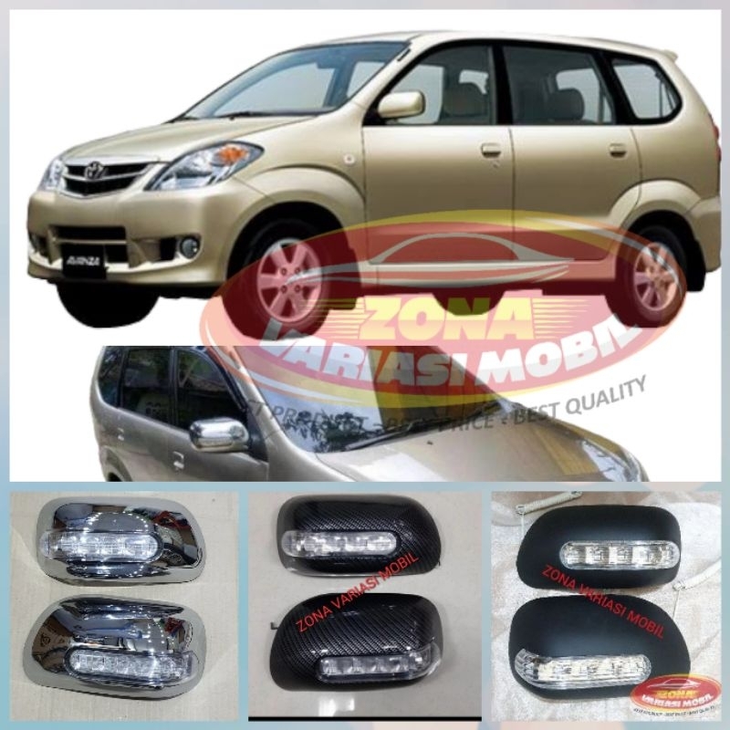 Avanza Vvti New 2007 2008 2009 2010 2011 Rear View Mirror Cover Black ...