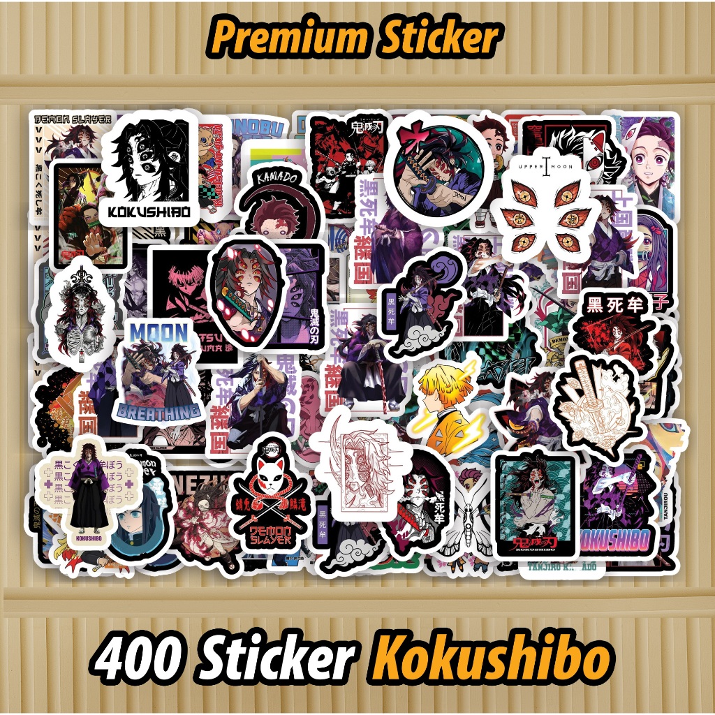 400pcs Kokushibo Demon Slayer Stickers - Kokushibo Kimetsu No Yaiba ...