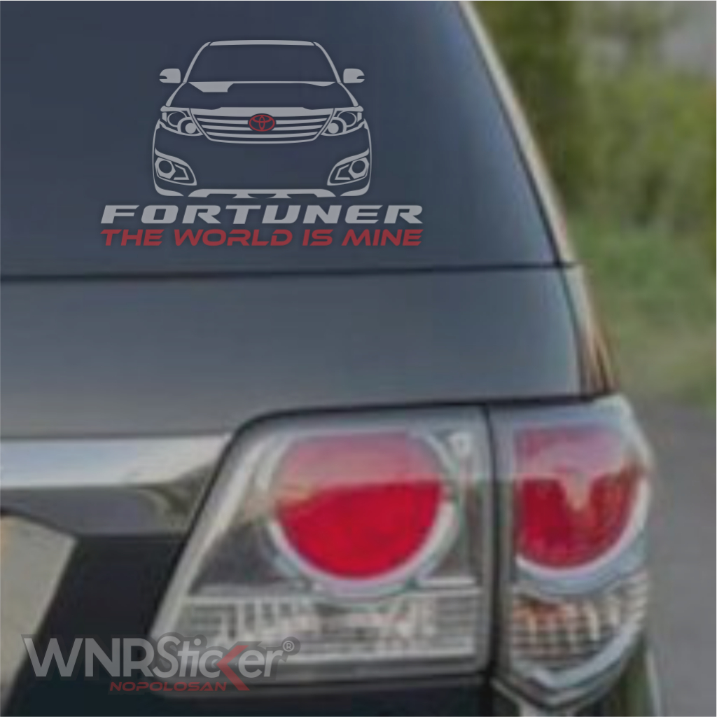 Toyota Fortuner Car Glass Variation Sticker | Shopee Philippines