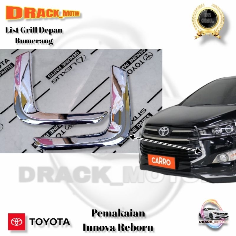 List Of Bumper GRILL INNOVA REBORN Boomerang Type VENTURER ORIGINAL ...