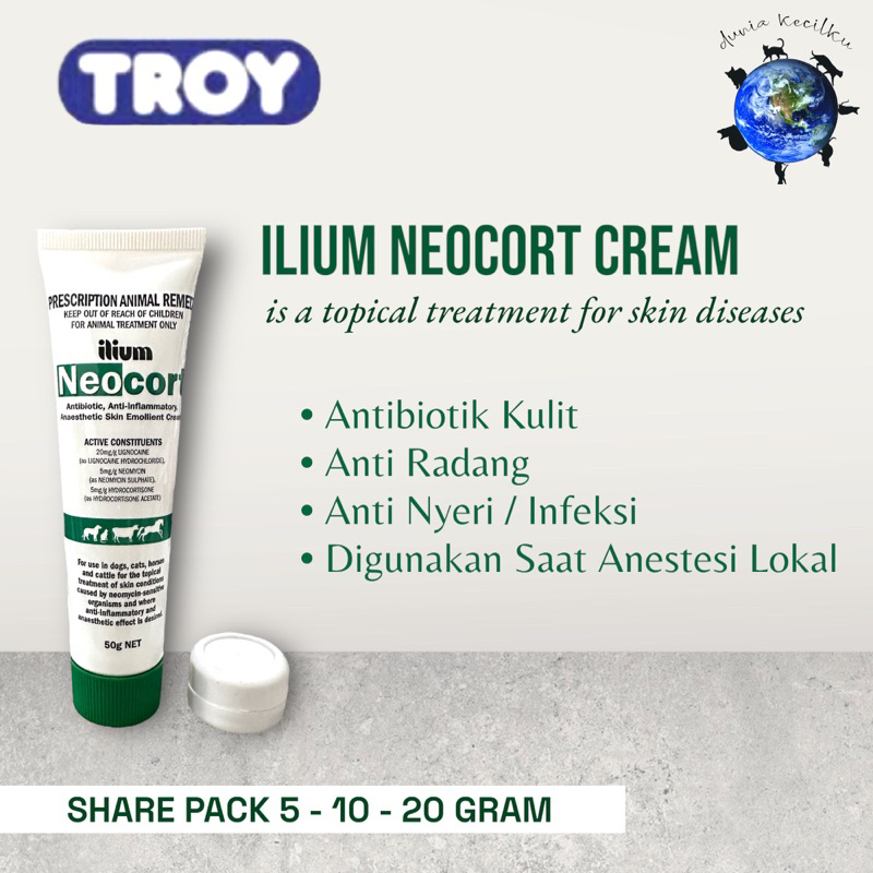 Ilium Neocort Cream Anti-Skin Inflammation / Infection / Wound / Pain Relief / Dermatitis (SHARE ...