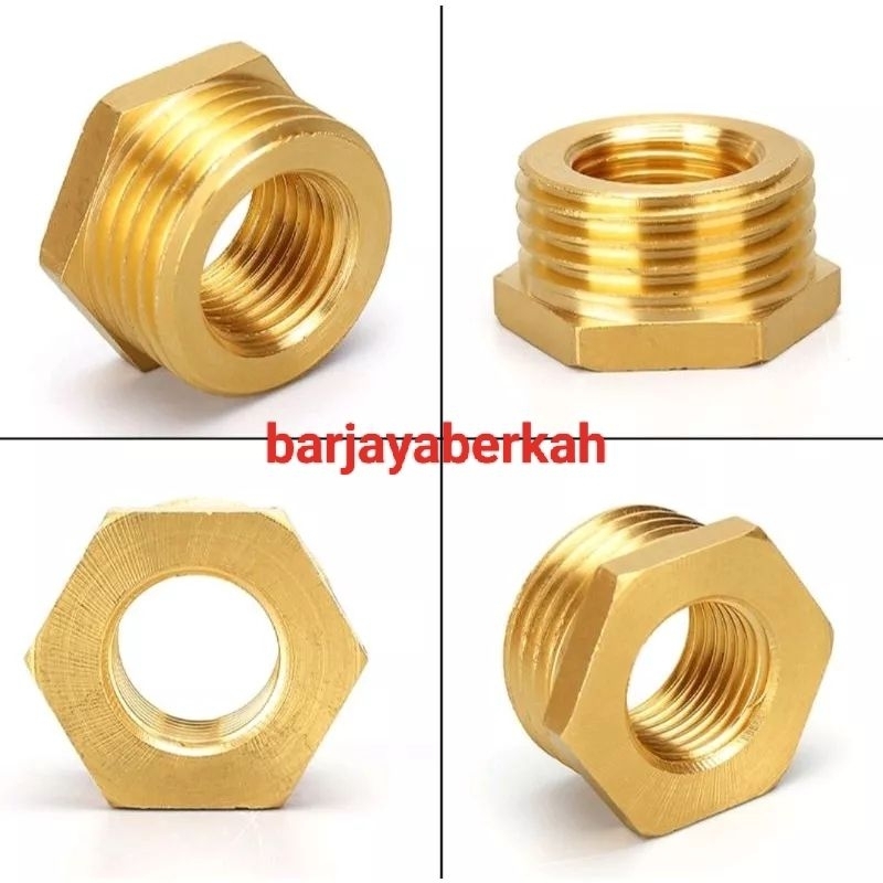 Verlop Ring 1 x 1/2 and vlok Ring 1 x 3/4 brass bushing vlukring 1 inch ...