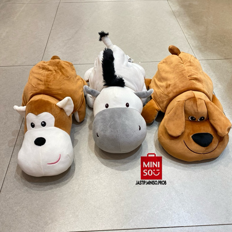 Plush Toy 2 in 1 - miniso Doll 2in1/miniso Doll Cute Animal Character ...