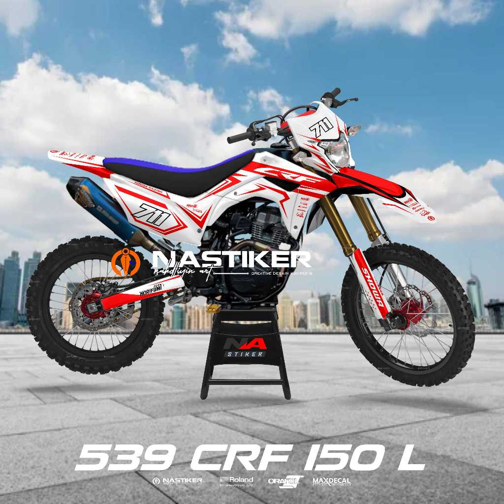 MERAH Full body decal crf 150 l FULLBODY STICKERS CRF 150 L RED ...