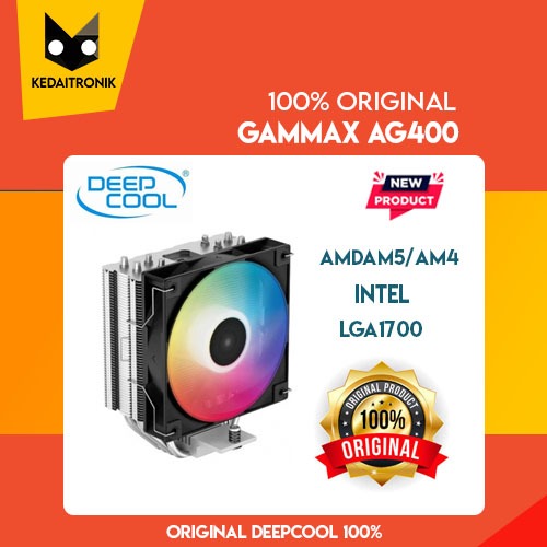 Deepcool CPU Cooler AG400 LED Fixed RGB DEEPCOOL AG400 LGA1700 | Shopee ...
