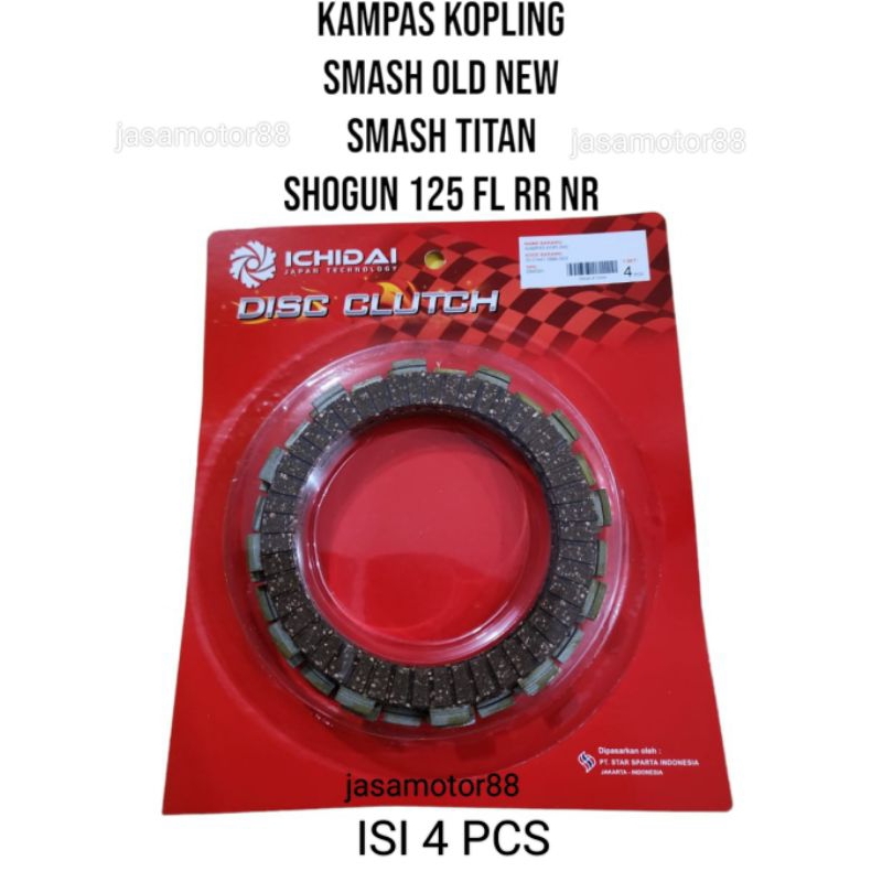 SMASH NEW SMASH CLUTCH CAMPS SMASH OLD SHOGUN 125 FL RR.NR SMASH TITAN ...