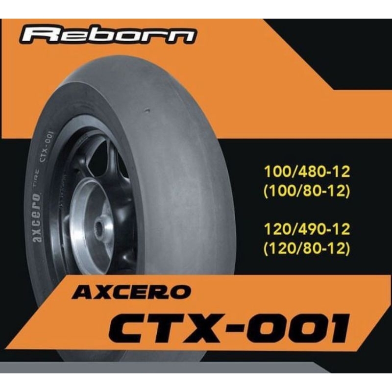 Metic Vespa Slick Kingland Axcero CTX-001 Tubeless Tires Free Pentil ...