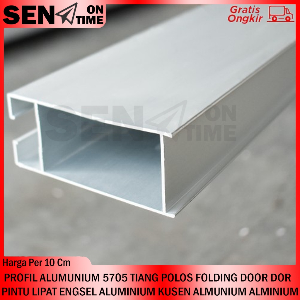 ALUMINUM PROFILE PLAIN POLE FOLDING DOOR PER 10 CM FOLDING DOOR FRAME ...