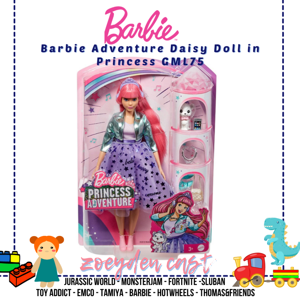 Barbie Adventure Daisy Doll in Princess Playset GML77 original | Shopee ...