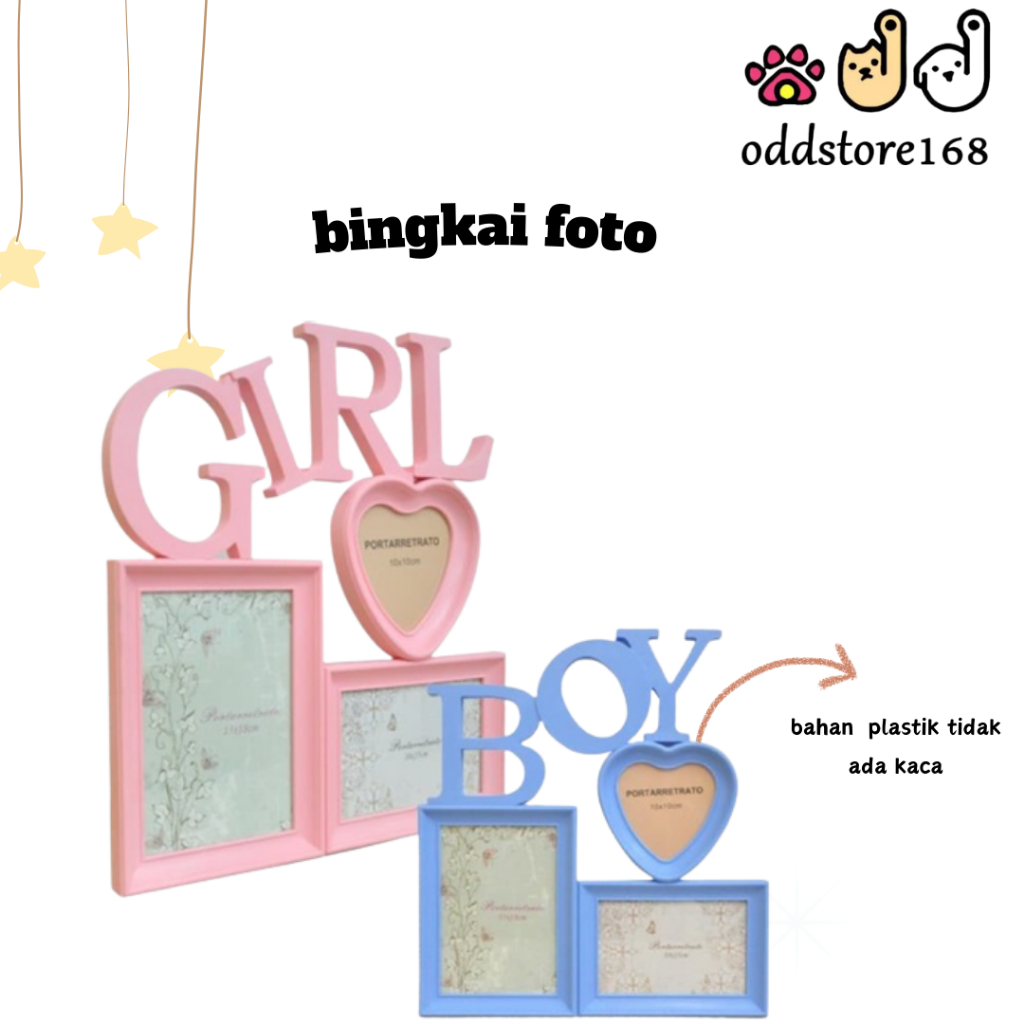 Boy & GIRL PHOTO Frames/BABY BOY & GIRL PHOTO Frames | Shopee Philippines