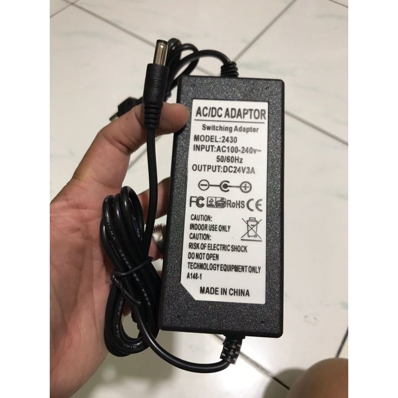 Adapter Adapter 24V 3A DC Power Supply switching | Shopee Philippines