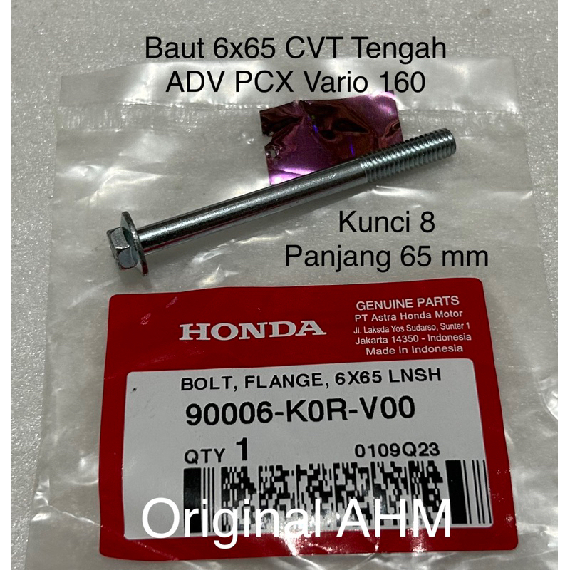 Lnsh Bolt 6x65 CVT Middle ADV PCX Vario 160 Ori AHM 90006 K0R V00 ...